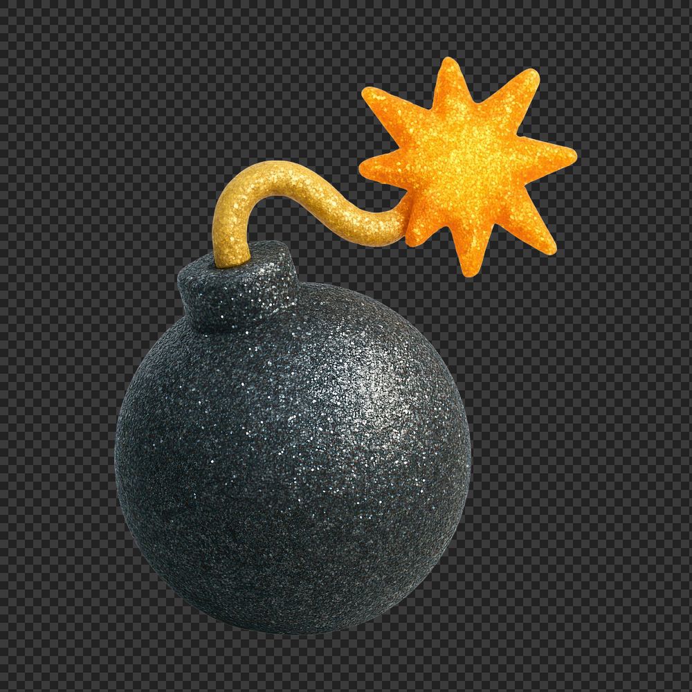 PNG Cartoon bomb lit fuse | Free PNG - rawpixel