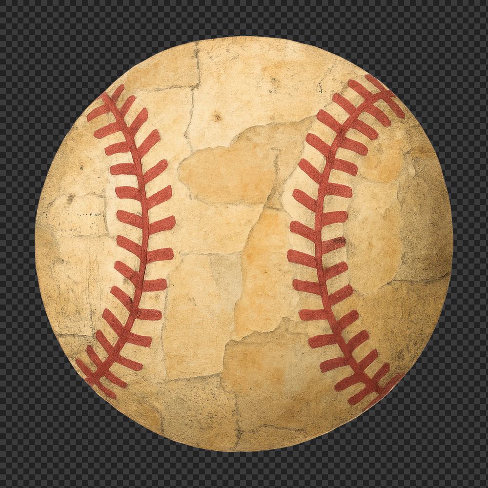 PNG Vintage baseball illustration art | Free PNG - rawpixel