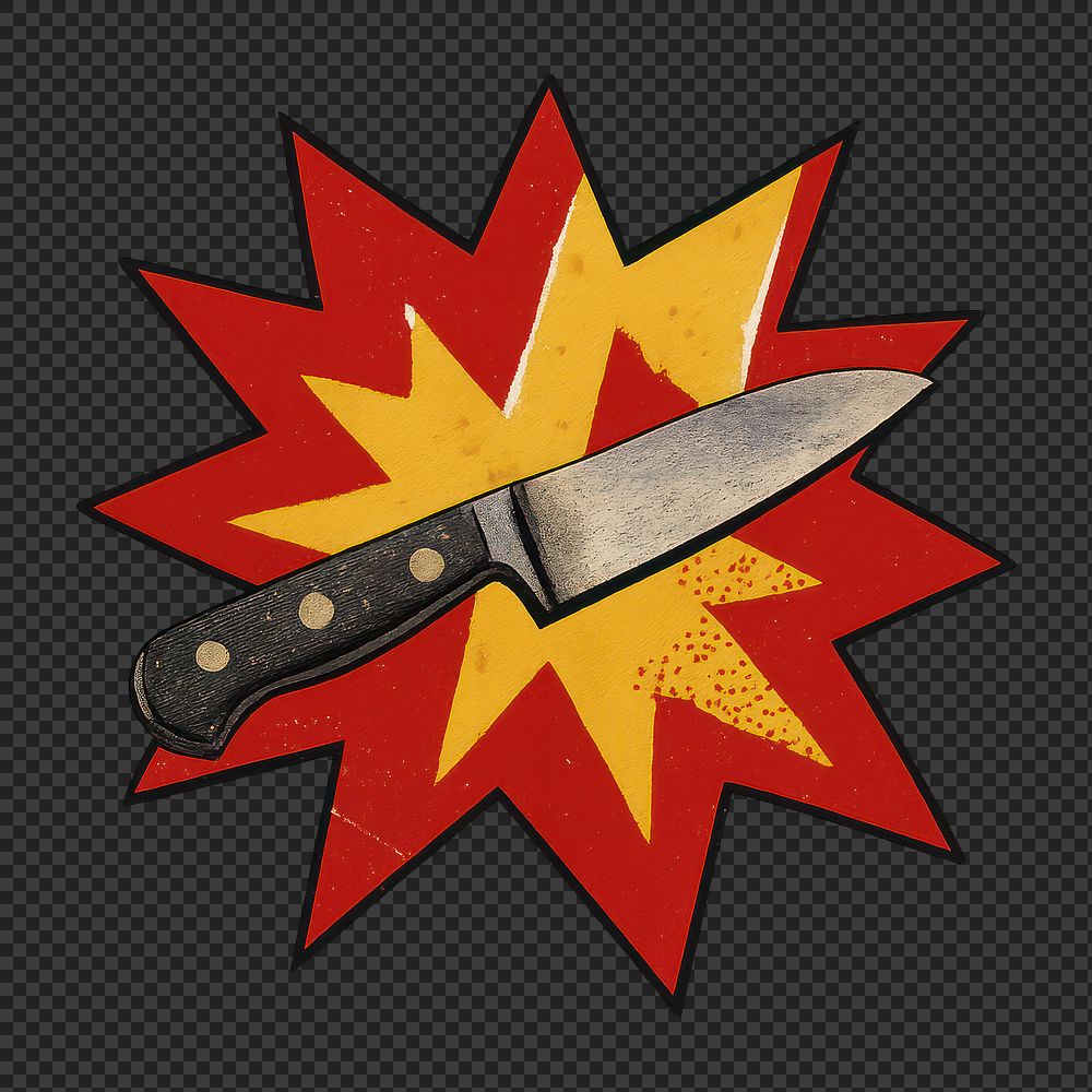 PNG Knife comic explosion illustration | Free PNG - rawpixel