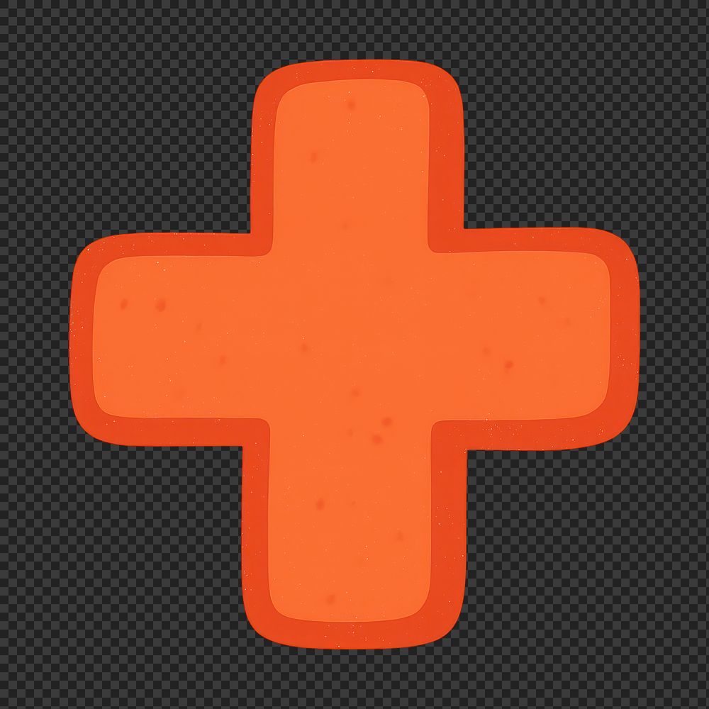 PNG Orange medical cross symbol | Free PNG - rawpixel