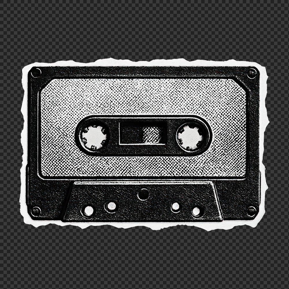 PNG Vintage cassette tape illustration | Free PNG - rawpixel