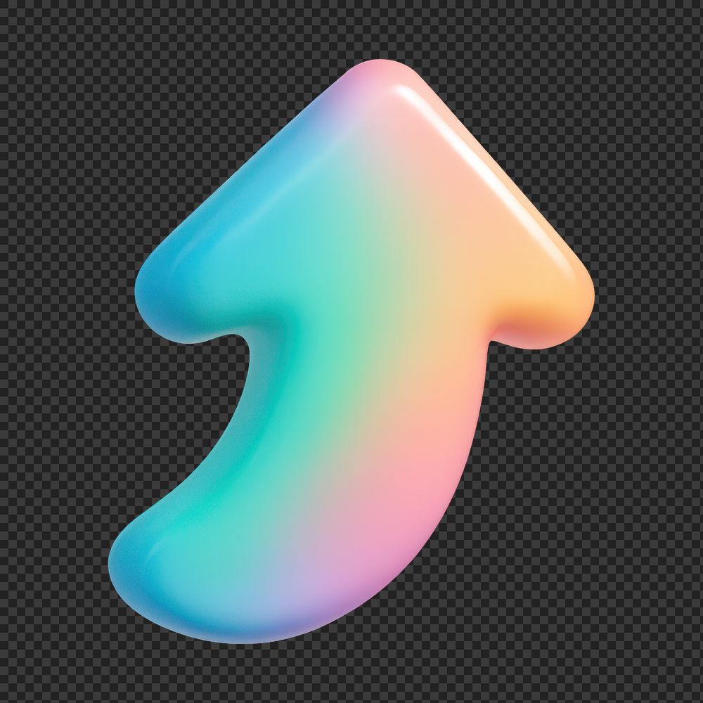 Blue Gradient Curve Arrow Images | Free Photos, PNG Stickers ...