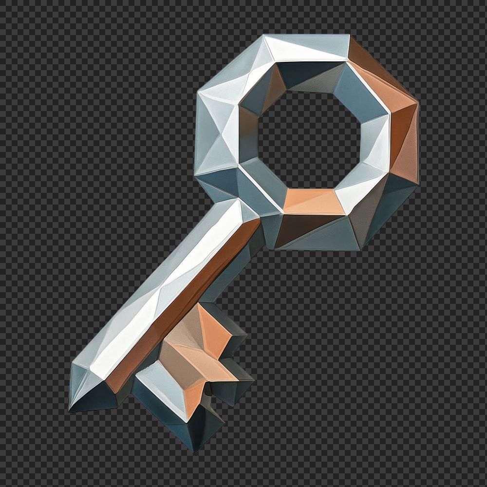 PNG Geometric key illustration art | Free PNG - rawpixel