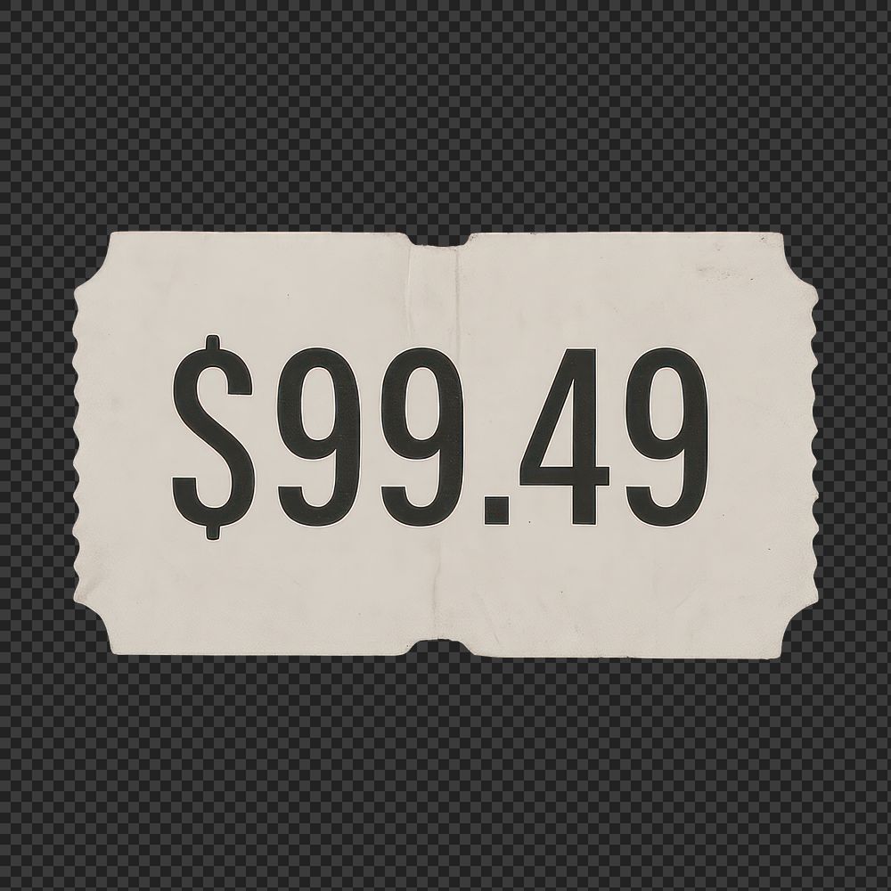 PNG Vintage price tag illustration | Free PNG - rawpixel