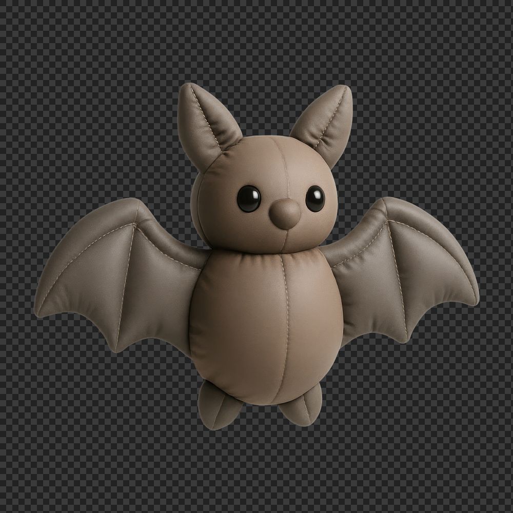 PNG Cute plush bat toy | Free PNG - rawpixel