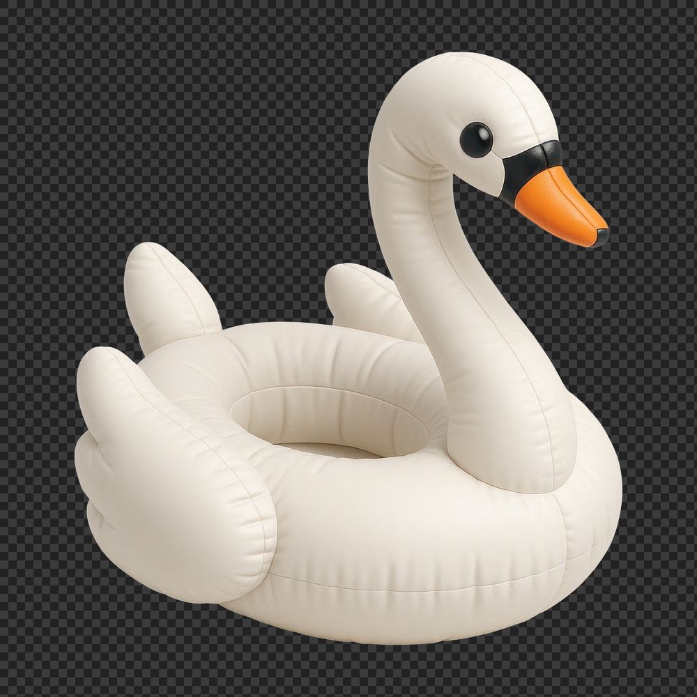 PNG Inflatable swan pool float | Free PNG - rawpixel