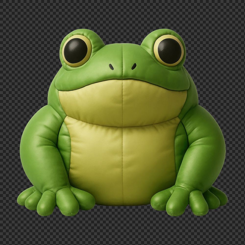 PNG Plush frog toy illustration | Free PNG - rawpixel
