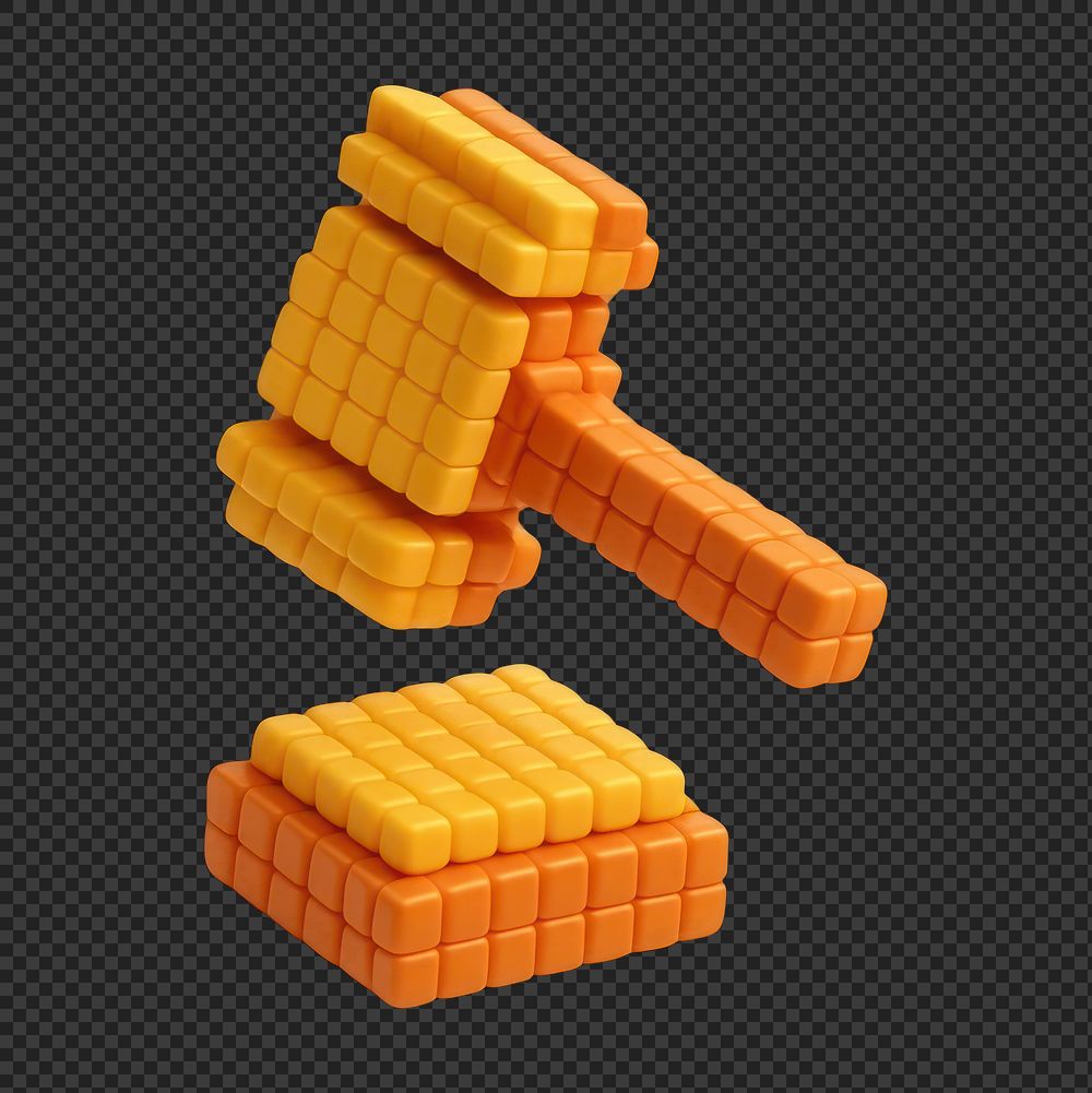 PNG Pixelated gavel justice illustration | Free PNG - rawpixel