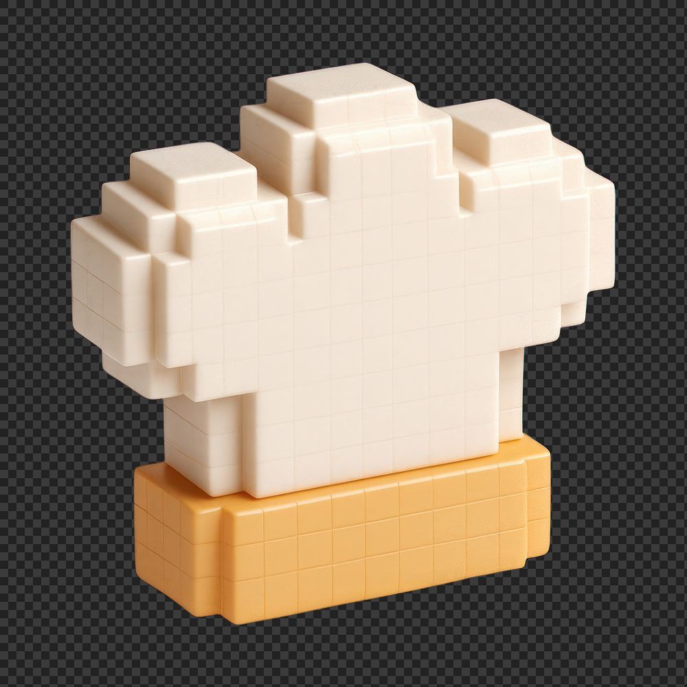 PNG Pixelated chef hat illustration | Free PNG - rawpixel