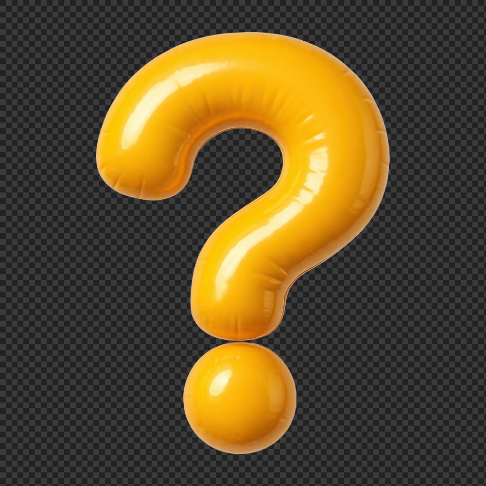 PNG Yellow inflatable question mark. | Free PNG - rawpixel