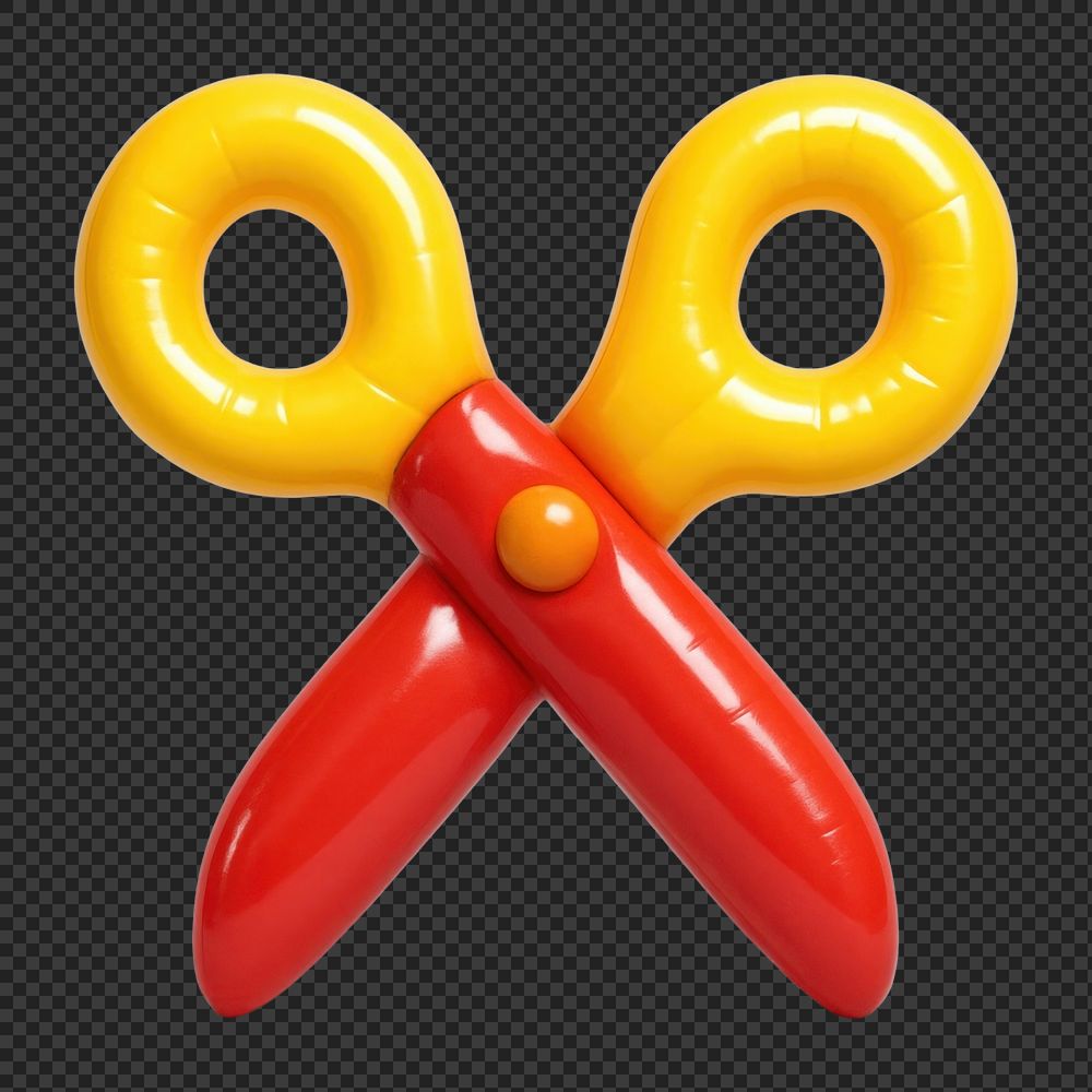 PNG Colorful toy scissors illustration. | Free PNG - rawpixel