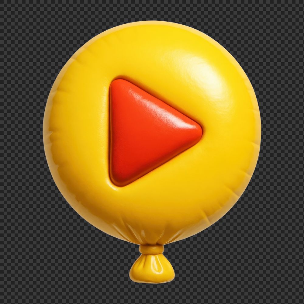 PNG Playful balloon button icon. | Free PNG - rawpixel
