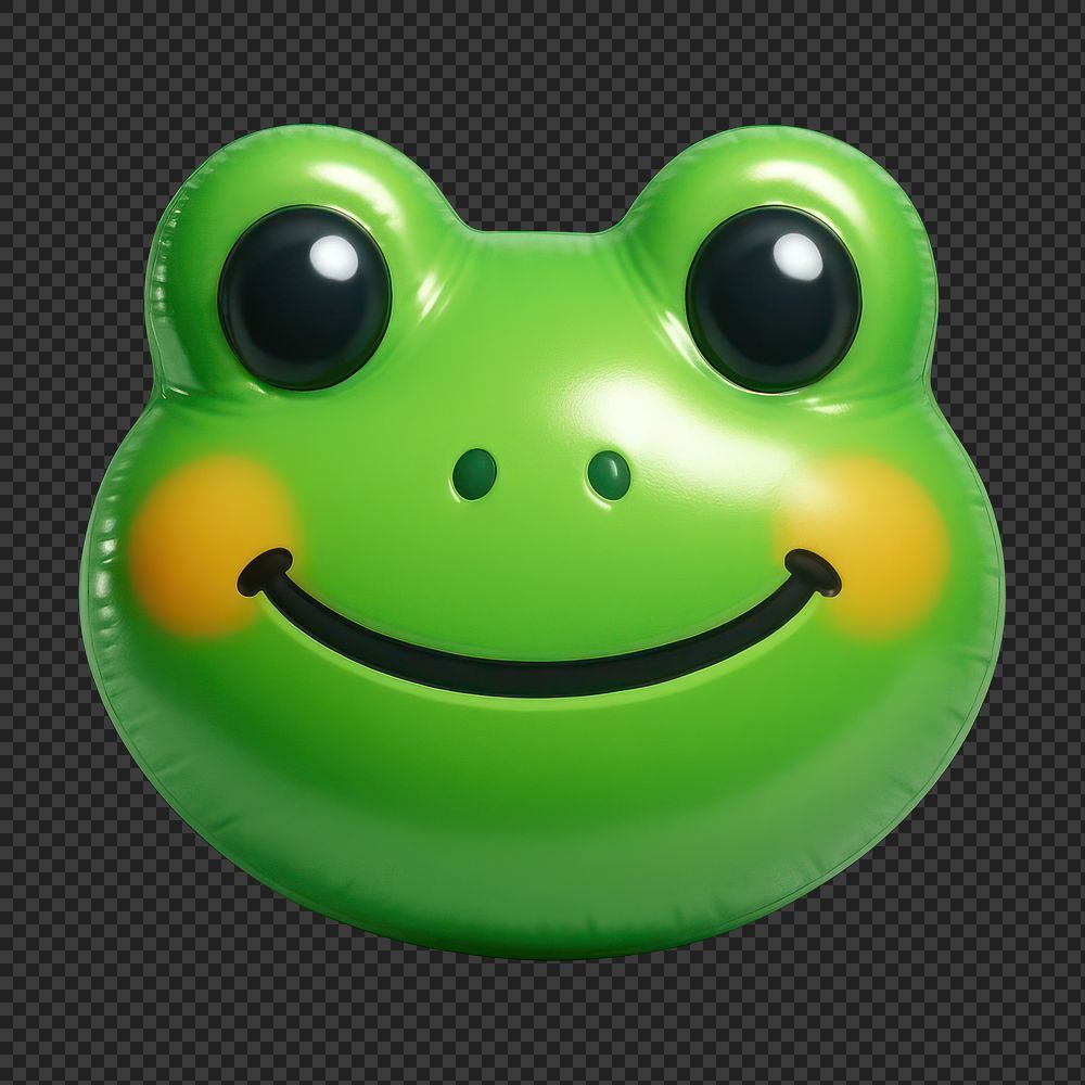PNG Playful inflatable frog face | Free PNG - rawpixel