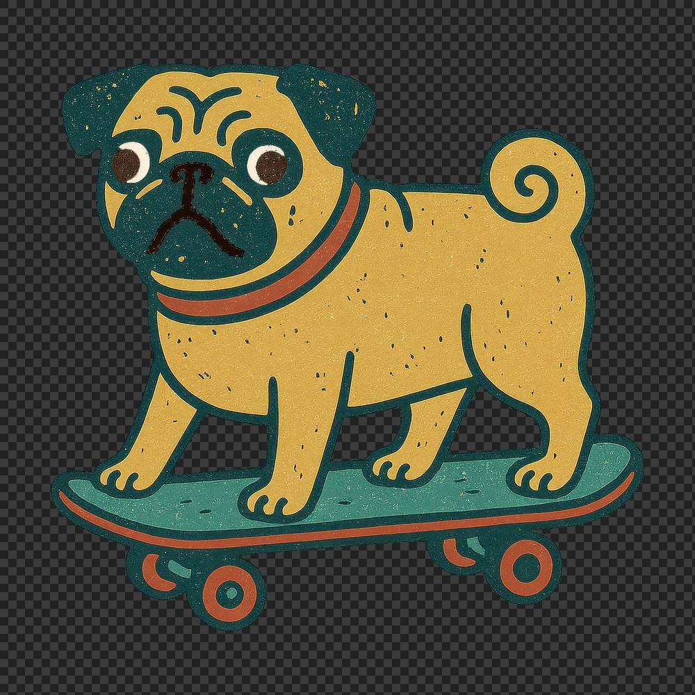 Pug Draw PNG Images | Free Photos, PNG Stickers, Wallpapers ...