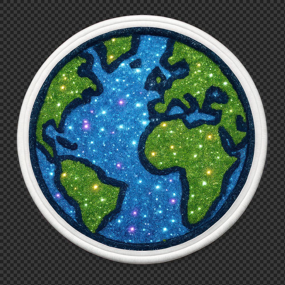 PNG Sparkling Earth globe illustration | Free PNG - rawpixel