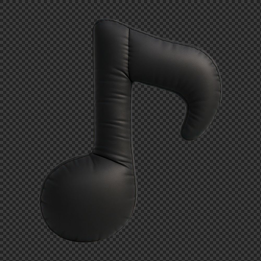 PNG Plush black musical note. | Free PNG - rawpixel