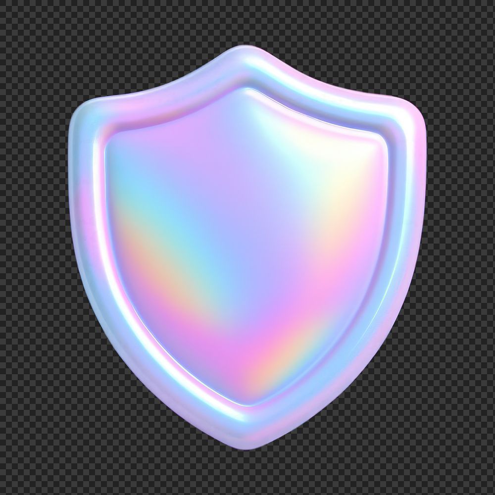 PNG Holographic shield design illustration | Free PNG - rawpixel