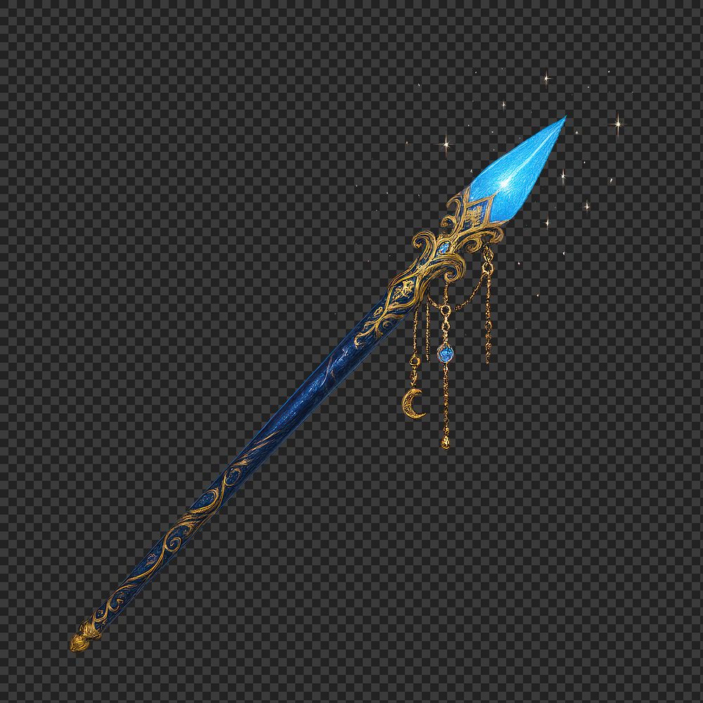 PNG Mystical wand celestial charm | Free PNG - rawpixel