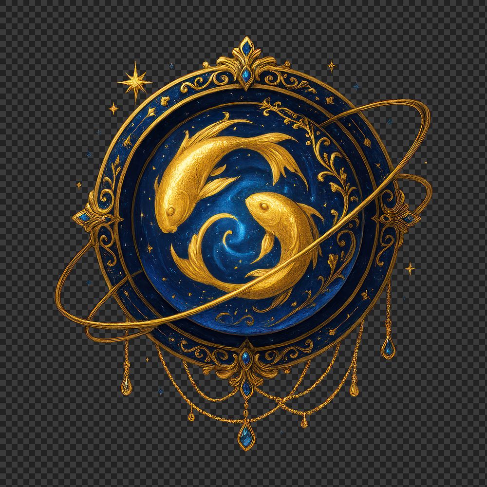 PNG Golden celestial fish illustration | Free PNG - rawpixel