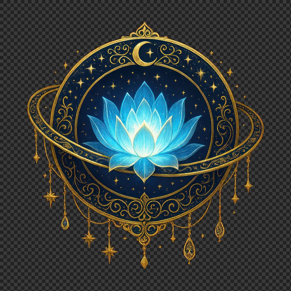 PNG Mystical lotus cosmic elegance | Free PNG - rawpixel