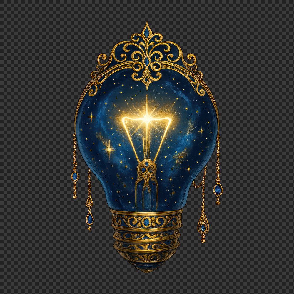 PNG Ornate celestial light bulb | Free PNG - rawpixel
