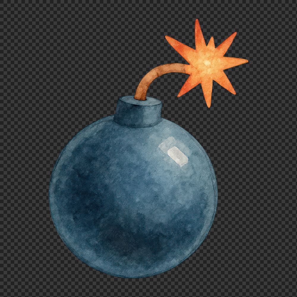 PNG Explosive cartoon bomb illustration. | Free PNG - rawpixel