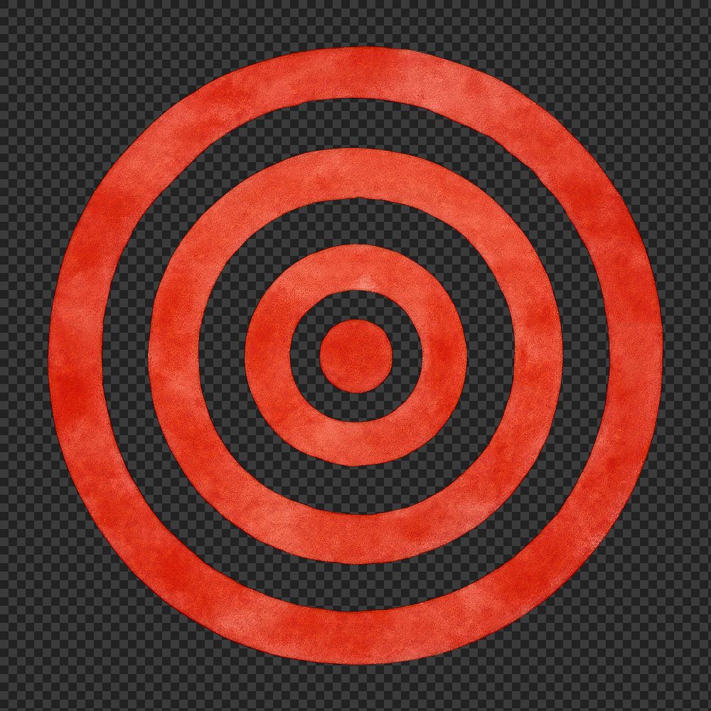 PNG Red target concentric circles | Free PNG - rawpixel