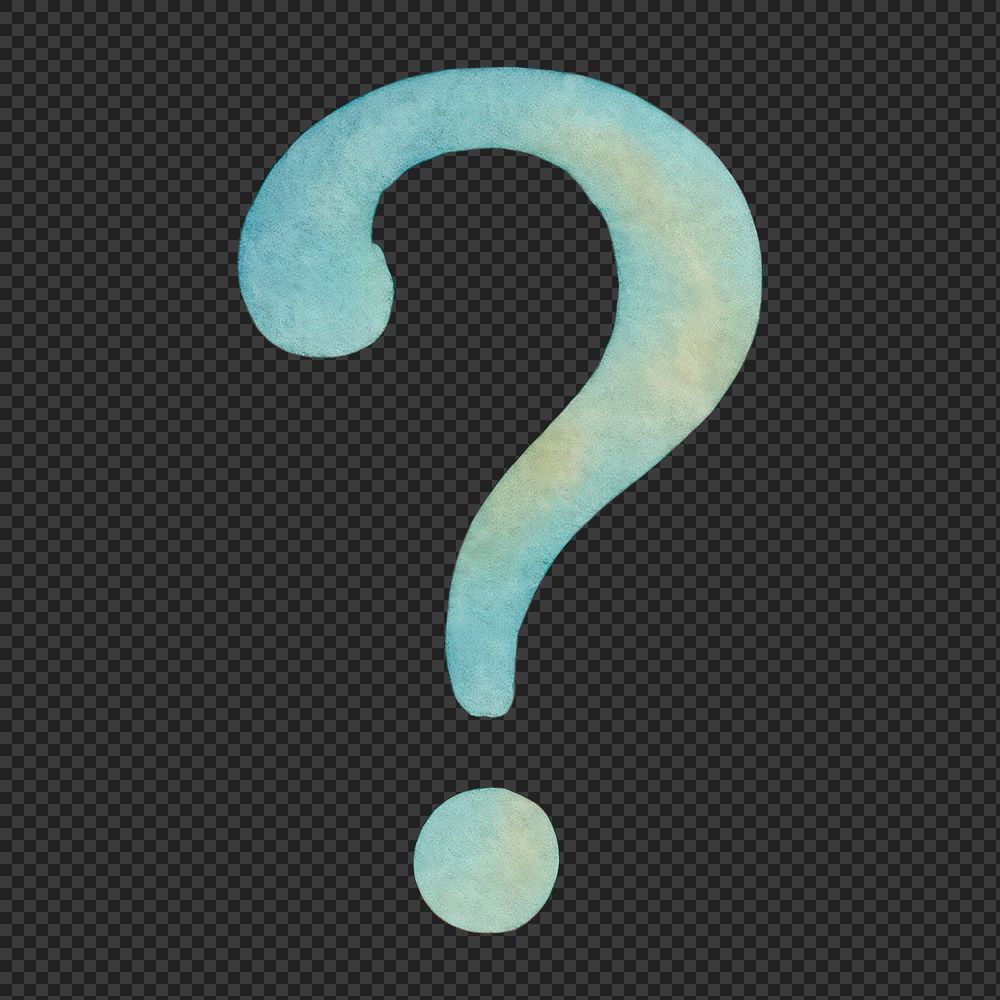 PNG Watercolor question mark illustration | Free PNG - rawpixel