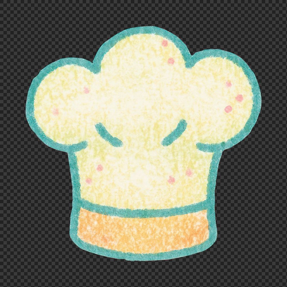 PNG Colorful chef hat illustration | Free PNG - rawpixel