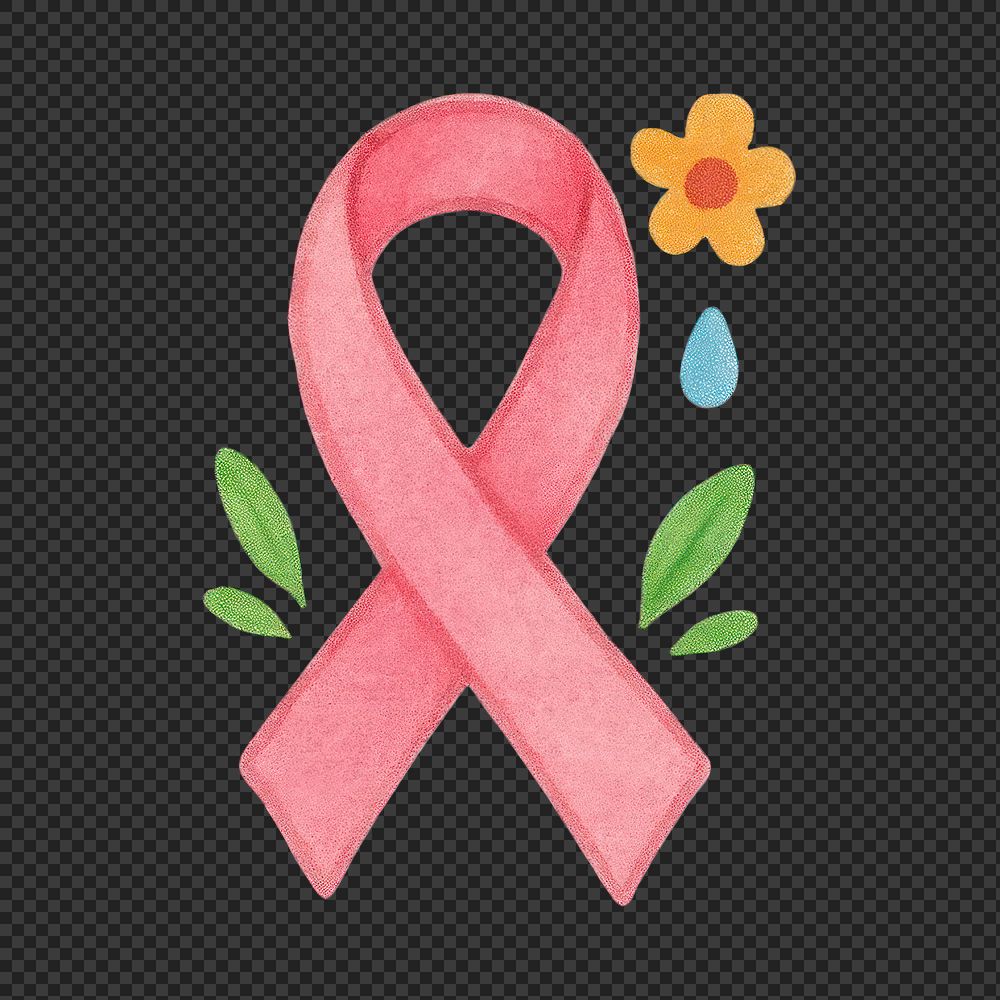 PNG Pink ribbon flower illustration | Free PNG - rawpixel