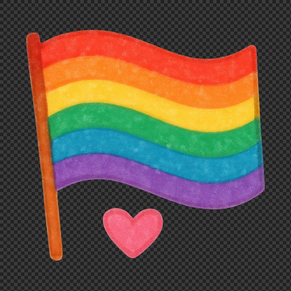 PNG Colorful pride flag illustration | Free PNG - rawpixel