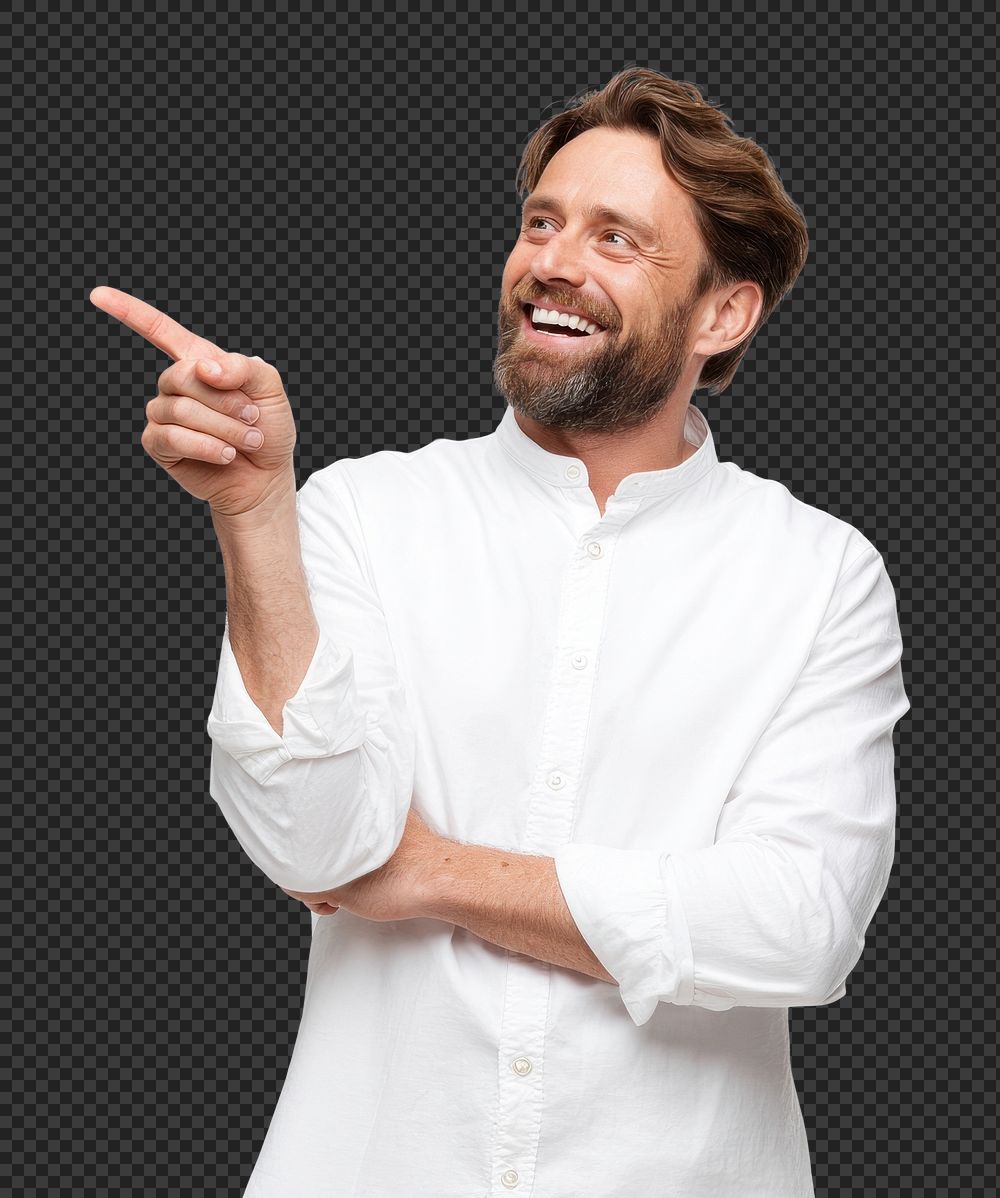 PNG happy man white shirt | Free PNG - rawpixel