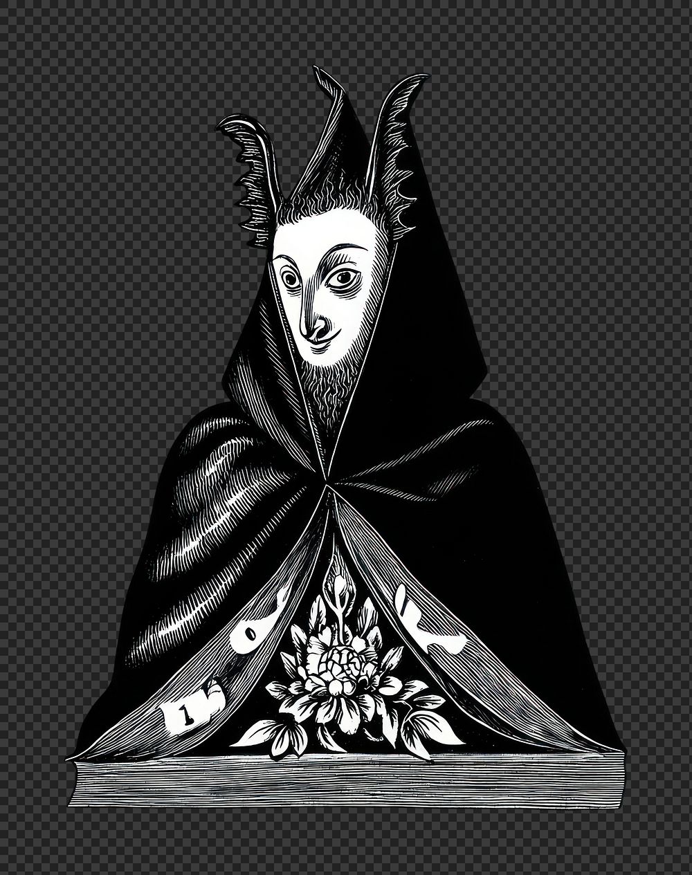 PNG Gothic cult psyche illustration | Free PNG - rawpixel