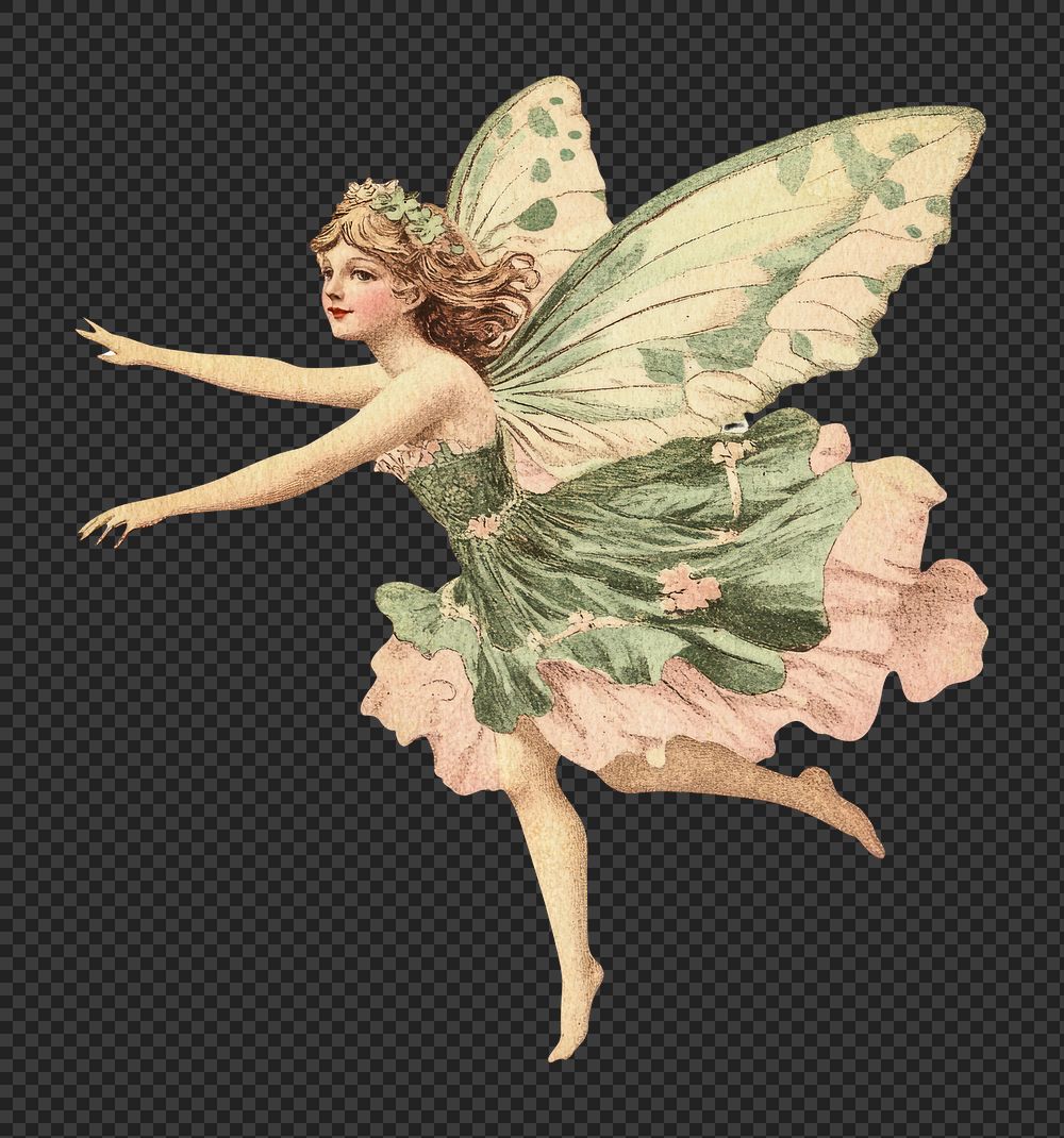 PNG Fairycore fairy illustration vintage | Free PNG - rawpixel
