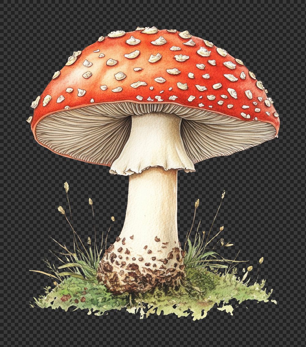 Toadstool+illustration Nature Images | Free Photos, PNG Stickers ...