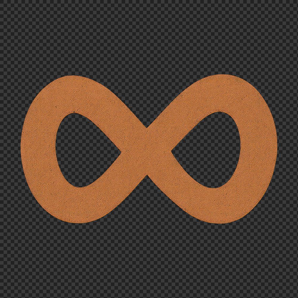 PNG Orange infinity symbol illustration | Free PNG - rawpixel