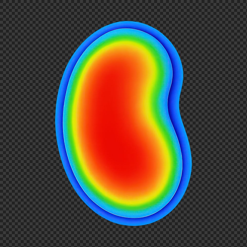 PNG Colorful abstract heat map | Free PNG - rawpixel