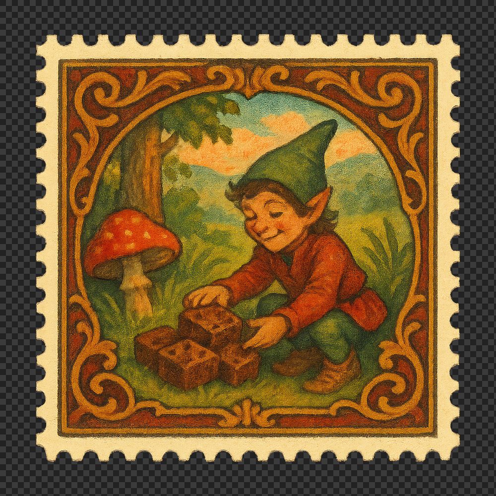 PNG Whimsical elf magical blocks | Free PNG Illustration - rawpixel