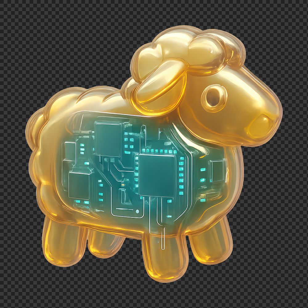 PNG Futuristic sheep circuit design | Free PNG - rawpixel