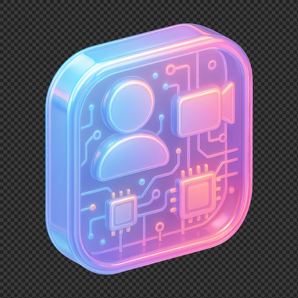 PNG Futuristic digital communication icon | Free PNG - rawpixel