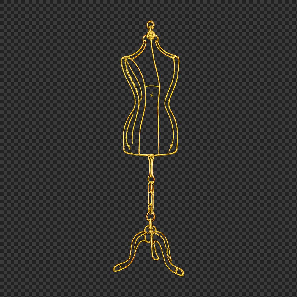 PNG Elegant wireframe dress form | Free PNG - rawpixel