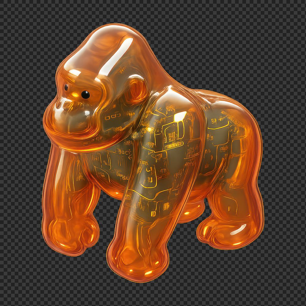 PNG Futuristic gorilla digital circuits | Free PNG - rawpixel