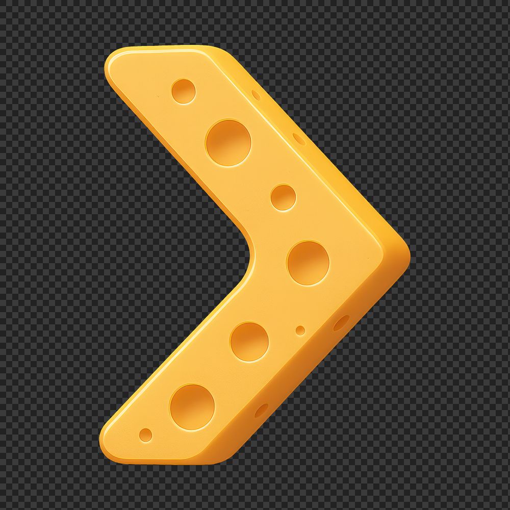 PNG Cheese arrow holes illustration | Free PNG - rawpixel