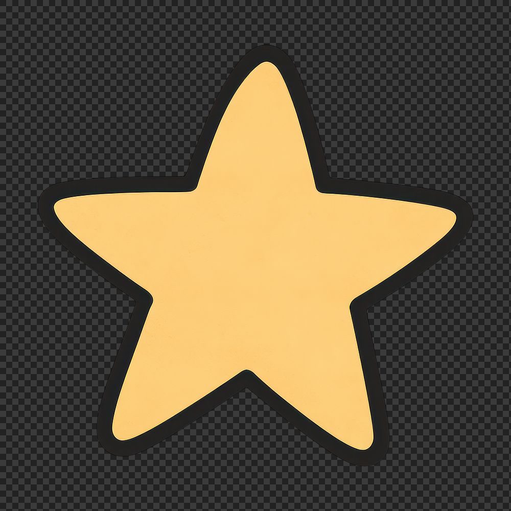 PNG Simple yellow star illustration | Free PNG - rawpixel