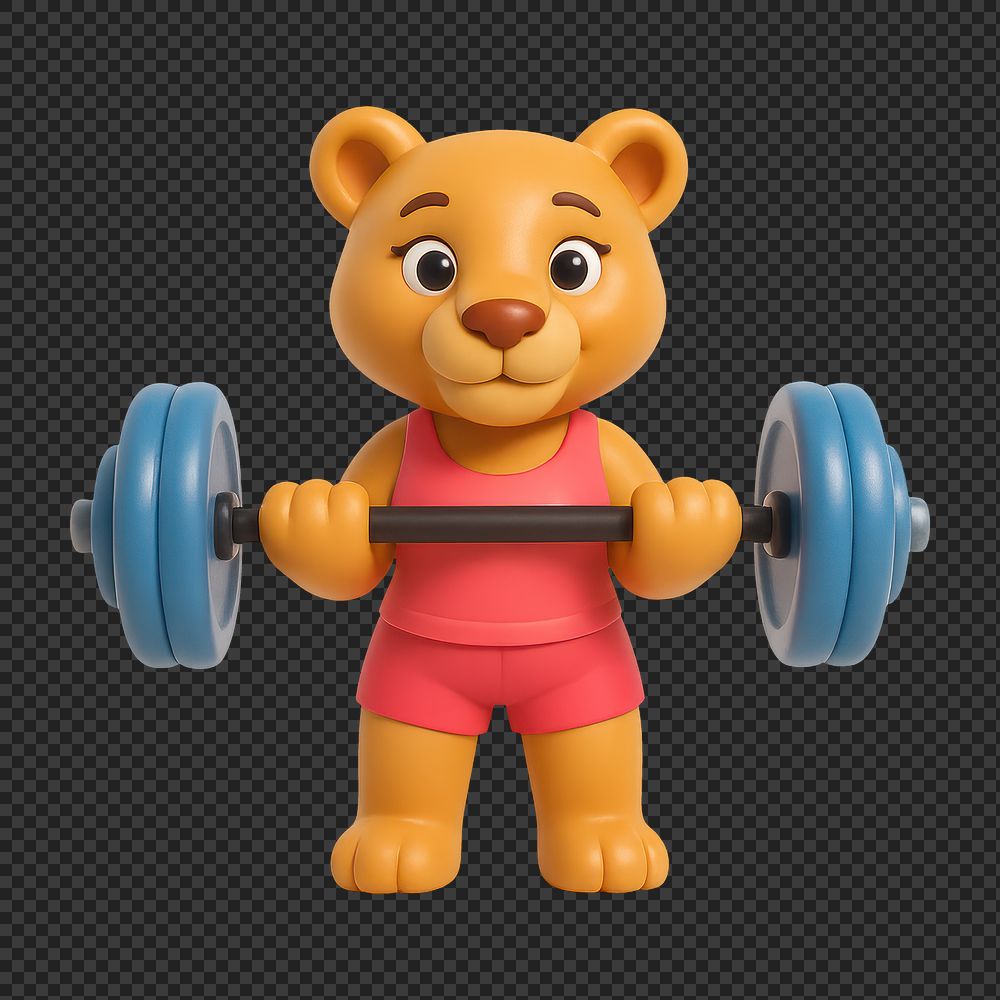 Gym+icon+3d Cartoon Aesthetic Images | Free Photos, PNG Stickers ...