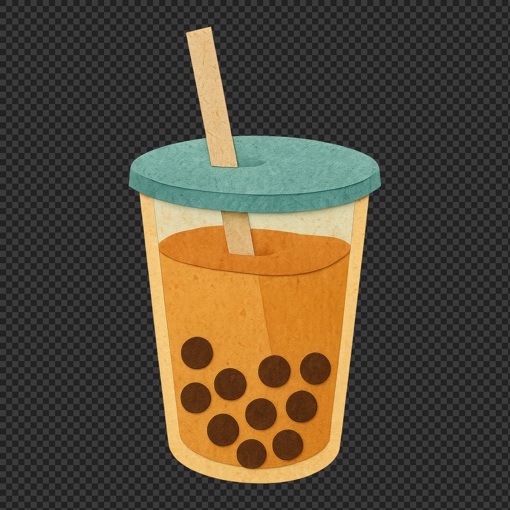 PNG Trendy bubble tea illustration | Free PNG - rawpixel