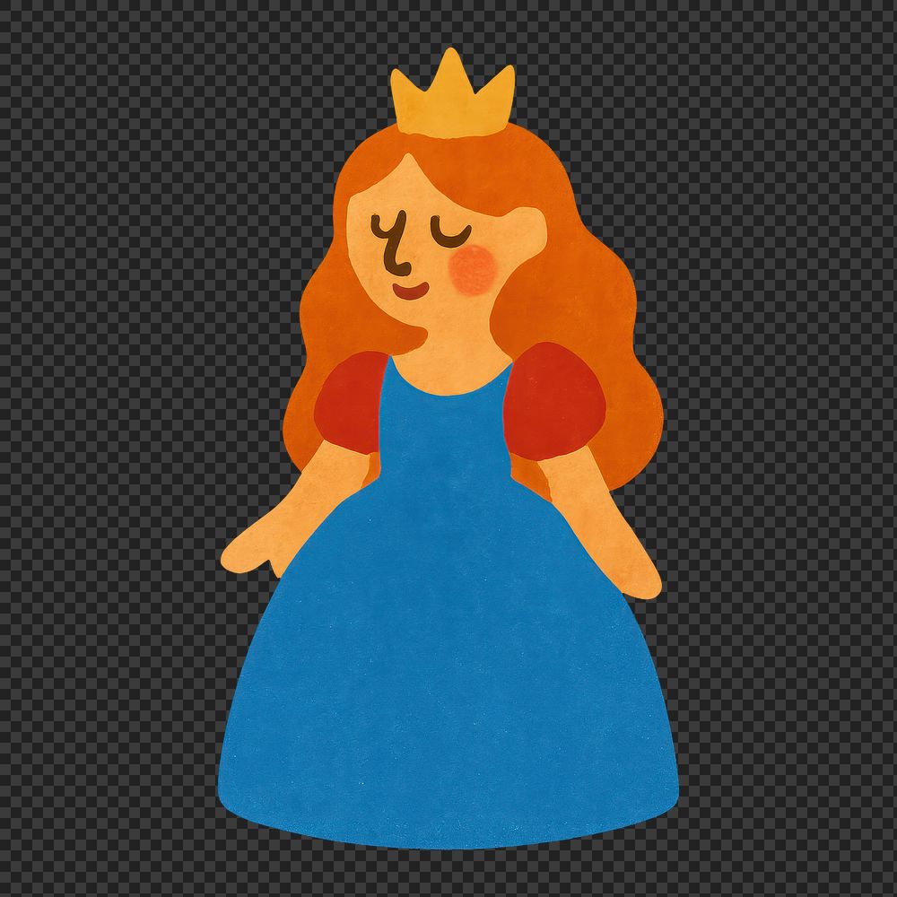 PNG Whimsical princess illustration design | Free PNG - rawpixel