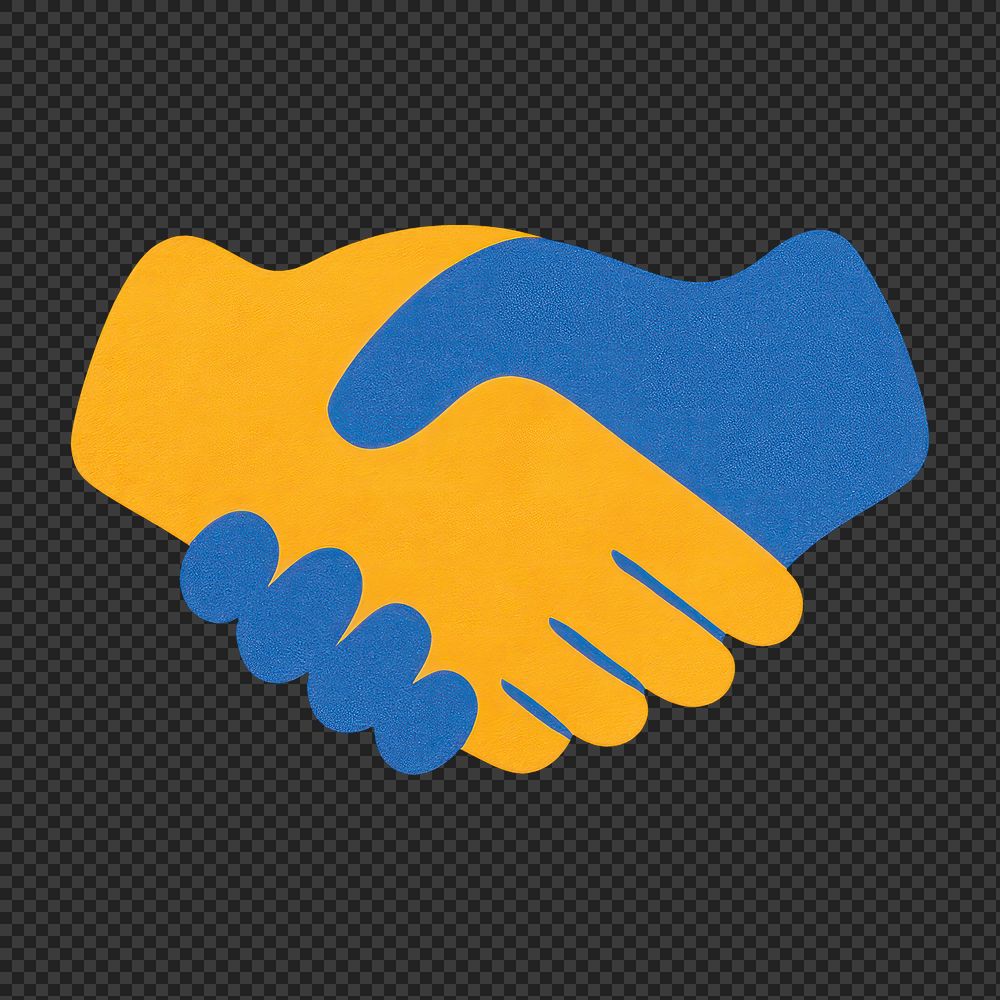 PNG Colorful handshake unity symbol | Free PNG - rawpixel