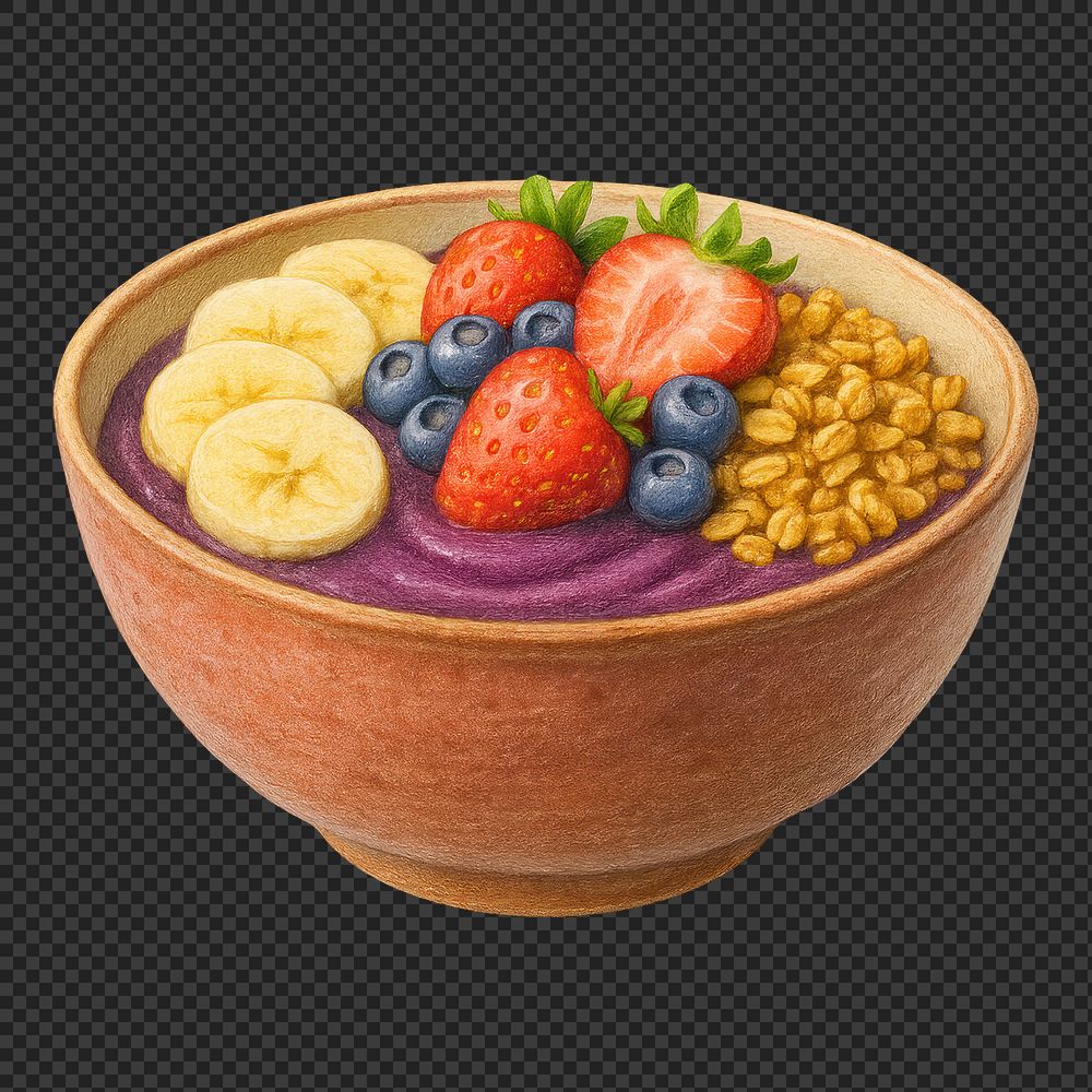 Acai Bowl Transparent PNG Images | Free Photos, PNG Stickers ...