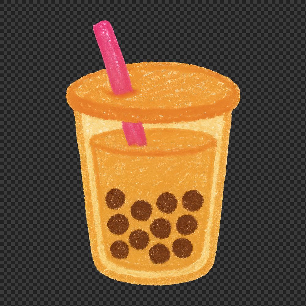 PNG Colorful bubble tea illustration | Free PNG - rawpixel